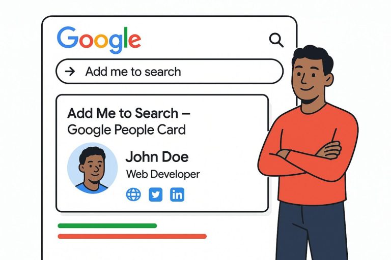 Add Me to Search: How to Create & Edit Your Google People Card